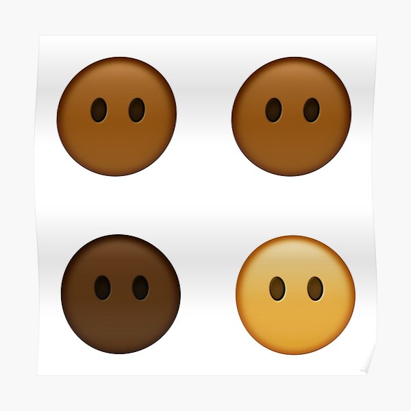 "Gesicht ohne Mund Braune Emojis, schwarze Emojis, sprachloses Emoji ...