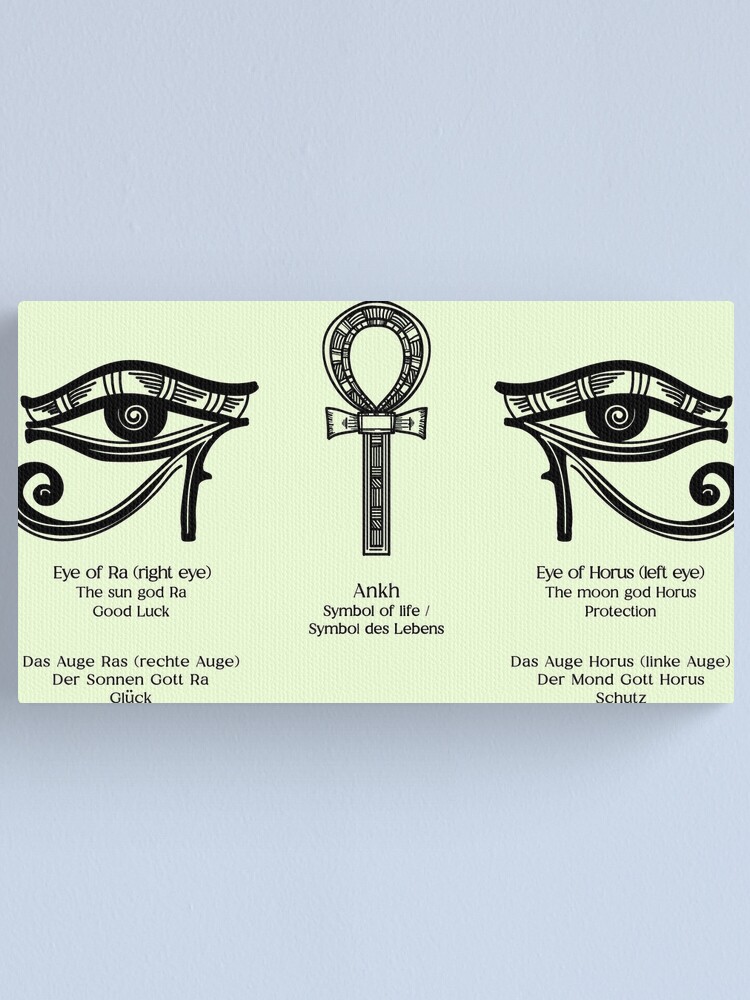 "Egyptian symbol of life - Eye of Ra - Eye of Horus - Egyptian God of ...