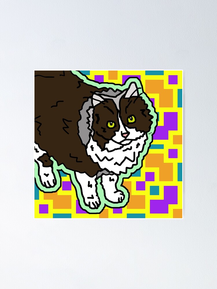 "Goji Cat; Pop Art" Poster for Sale by MalDuzArt | Redbubble