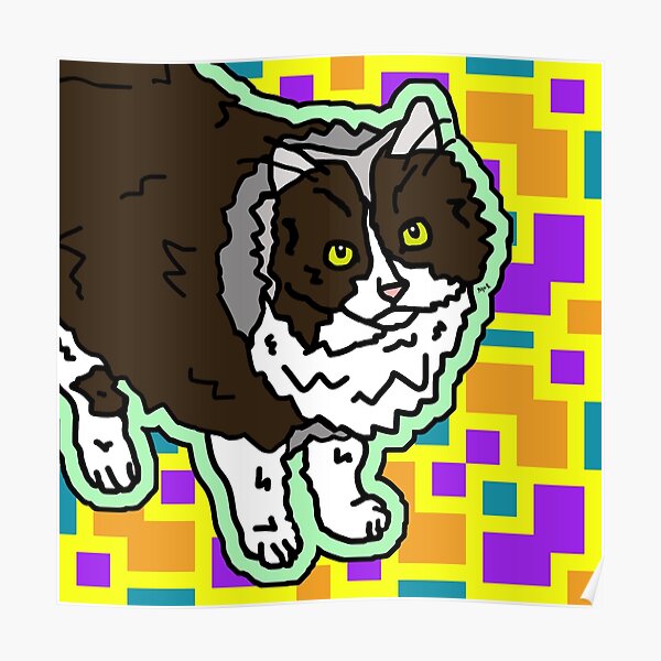 "Goji Cat; Pop Art" Poster for Sale by MalDuzArt | Redbubble