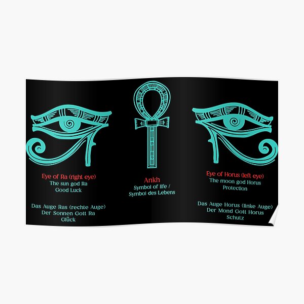 "Egyptian symbol of life - Eye of Ra - Eye of Horus - Egyptian God of ...