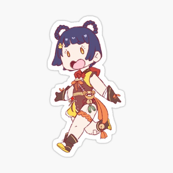 "Team sticker Xiangling" Sticker for Sale by AridNight | Redbubble