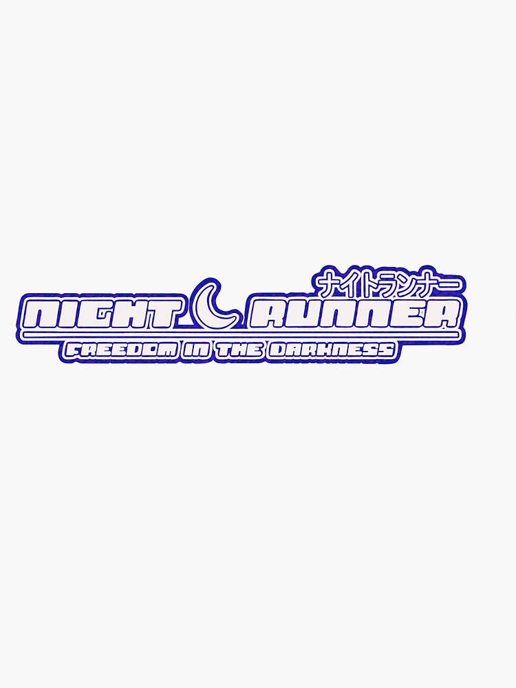 "Night Runner" Sticker for Sale by CassLynn2 | Redbubble