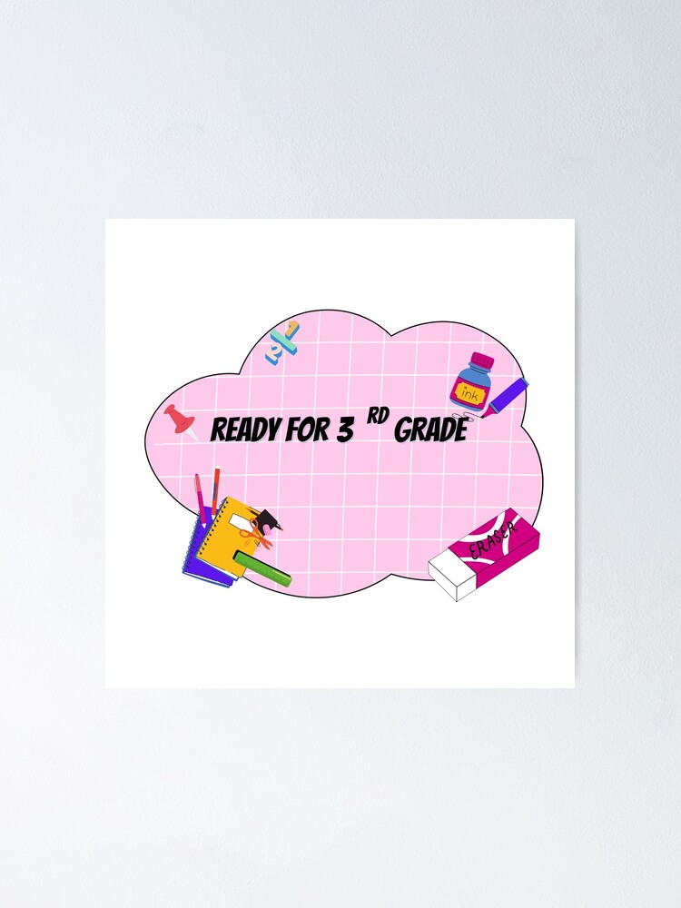 Póster «Copia de Ready For Third 3rd Grade Regreso a la escuela para ...