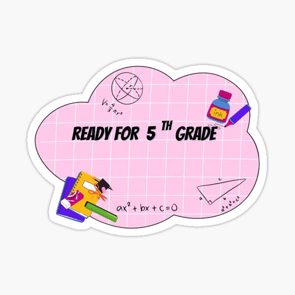 "Ready For Fifth 5 Th Grade Back to school for girls Kids and Teachers ...
