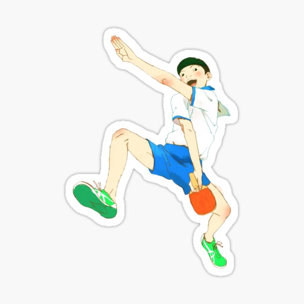 "Ping Pong the Animation" Sticker for Sale by bxcjeielop | Redbubble