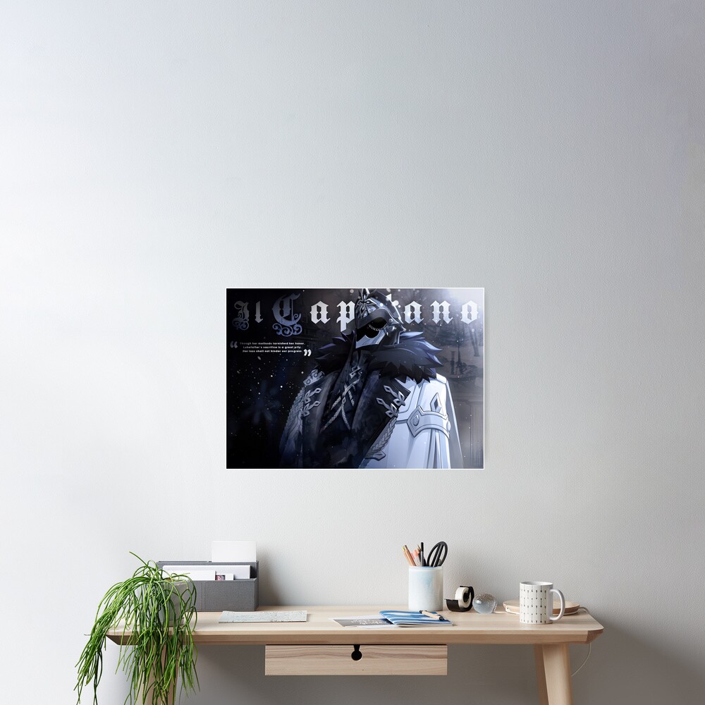 "Genshin Impact Capitano" Poster by Omagatoki | Redbubble