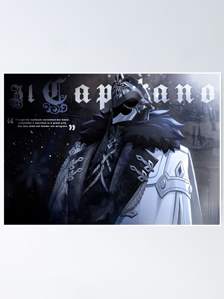 "Genshin Impact Capitano" Poster by Omagatoki | Redbubble