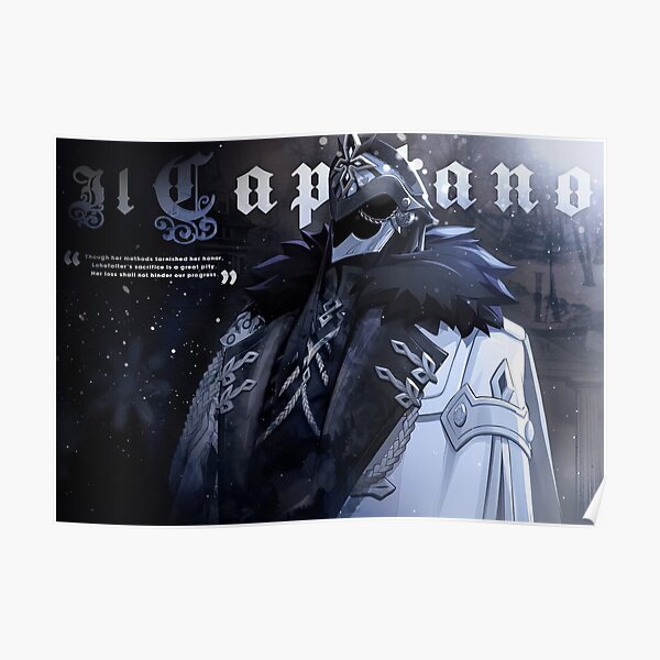 "Genshin Impact Capitano" Poster by Omagatoki | Redbubble