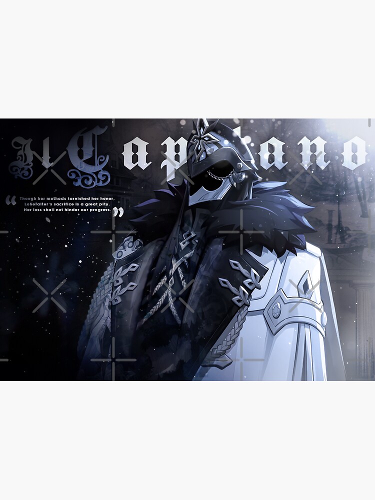 "Genshin Impact Capitano" Sticker for Sale by Omagatoki | Redbubble