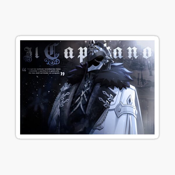 "Genshin Impact Capitano" Sticker for Sale by Omagatoki | Redbubble