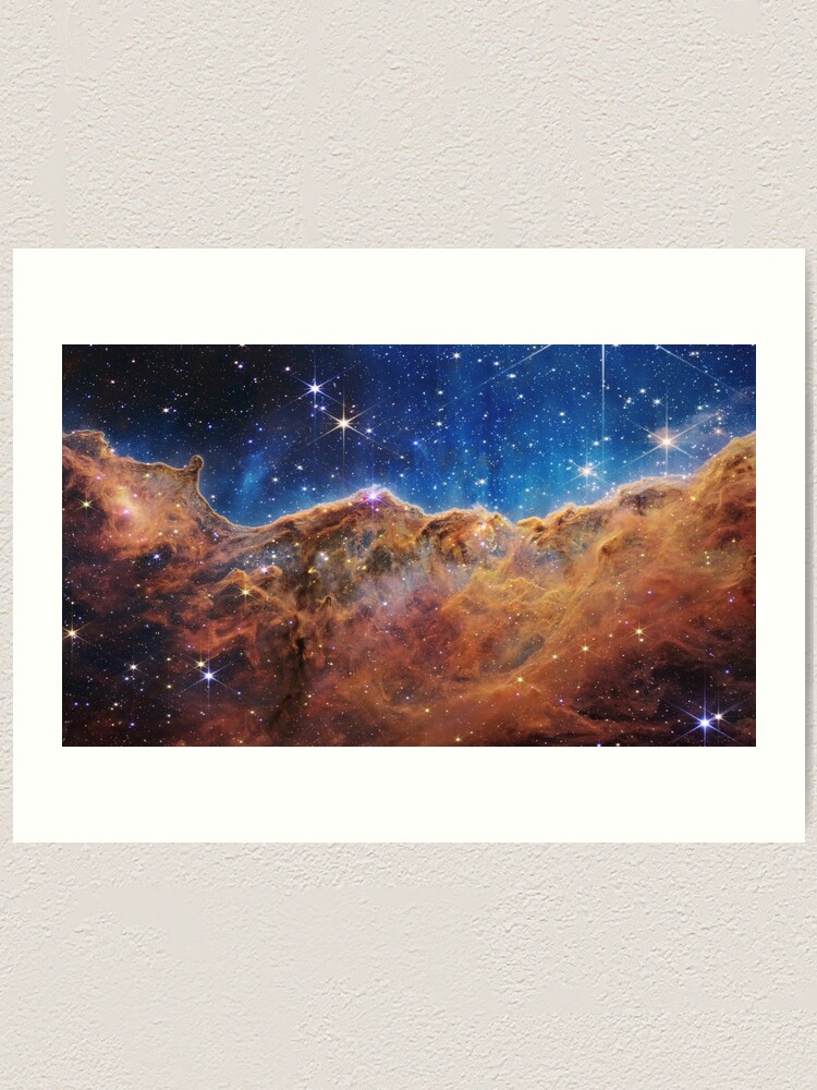 "Cosmic Cliffs | Carina Nebula | NGC 3324 (James Webb Space Telescope ...