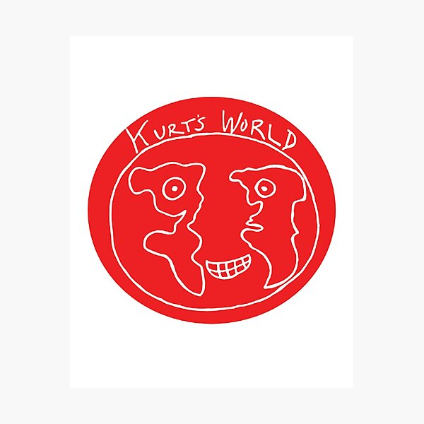 "KURTSWORLD 96 Joe Keery Spree Kurts World Logo" Photographic Print for ...