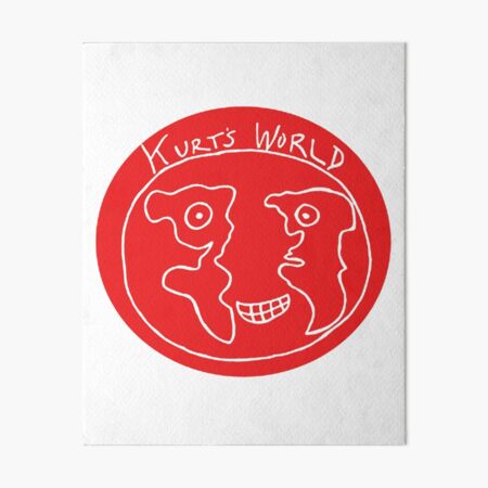"KURTSWORLD 96 Joe Keery Spree Kurts World Logo" Art Board Print for ...