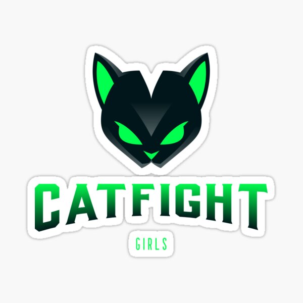 "Catfight Girls" Sticker for Sale by UnstoppableShpy | Redbubble