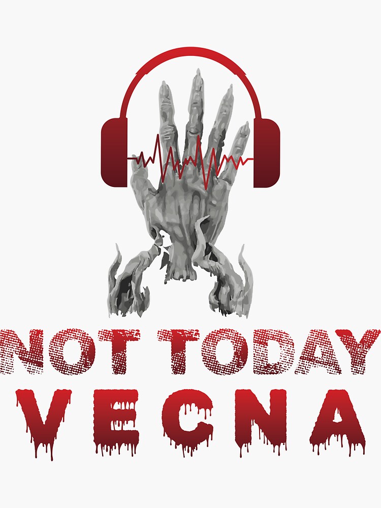 "Not today Vecna, eddie munson Stranger Things, Running up" Sticker for ...