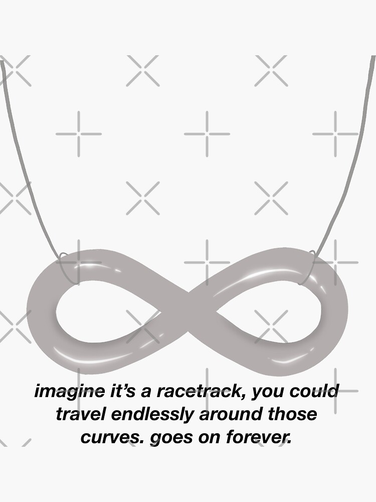 "Infinity sign | TSITP" Sticker for Sale by KCartoons | Redbubble