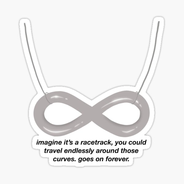 "Infinity sign | TSITP" Sticker for Sale by KCartoons | Redbubble
