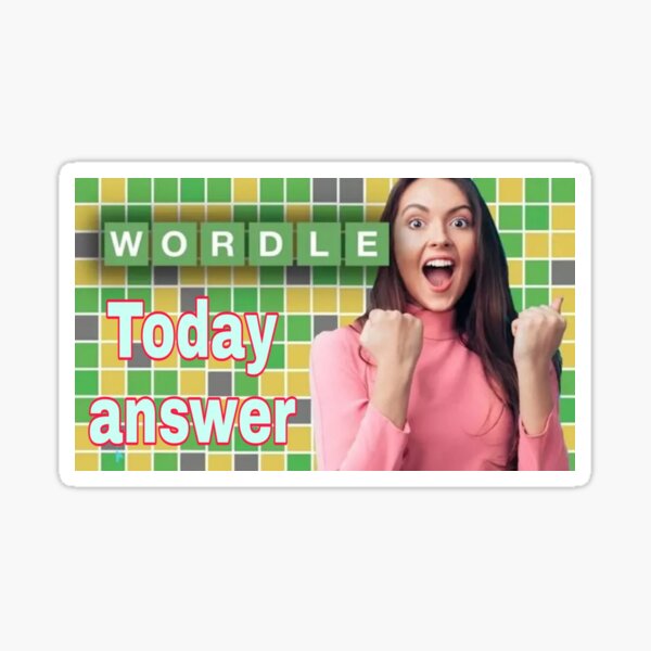 "Wordle expert - wordle style - wordle today " Sticker for Sale by ...