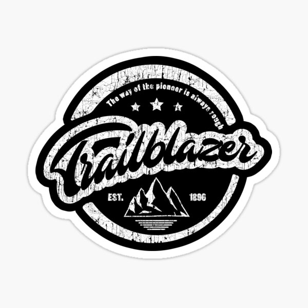 "Trailblazer Badge" Sticker by creativewear | Redbubble