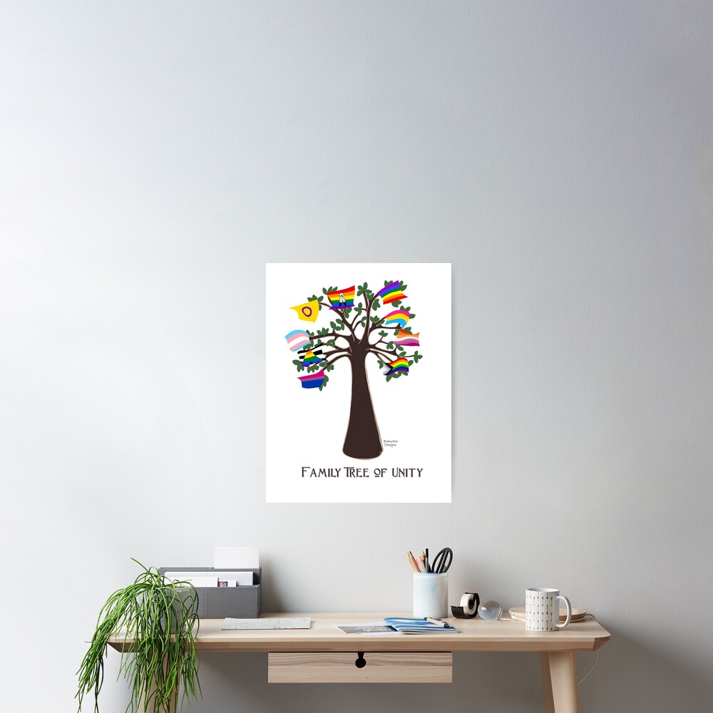 "Family Tree of Unity" Poster for Sale by Brainchilddesi | Redbubble