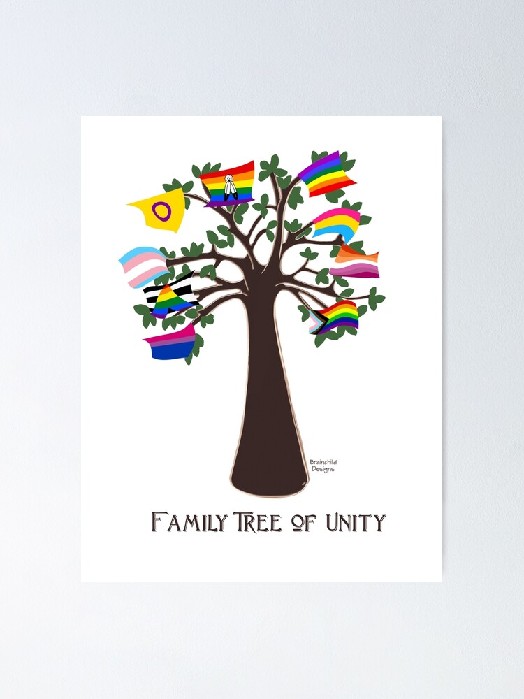 "Family Tree of Unity" Poster for Sale by Brainchilddesi | Redbubble