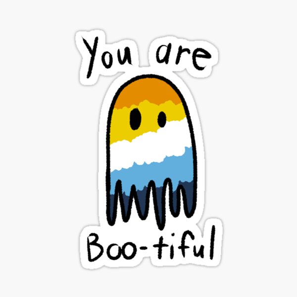 "Ghost Pride - Aroace" Sticker for Sale by AlienCatStore | Redbubble