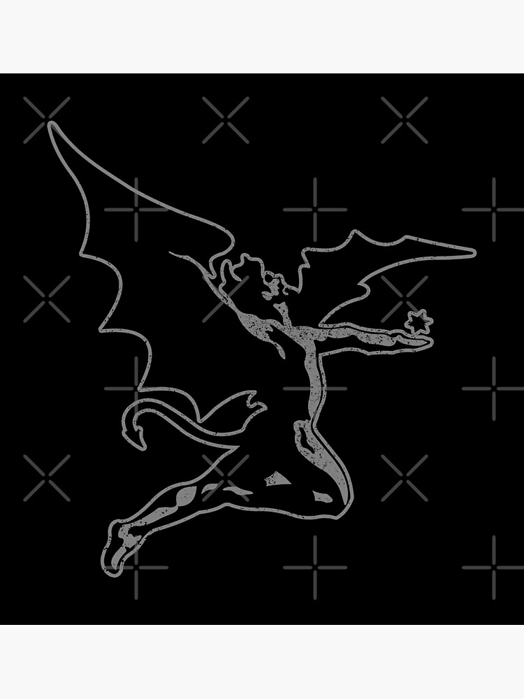 "Metal Devil [Worn Look]" Poster for Sale by fromthehip | Redbubble