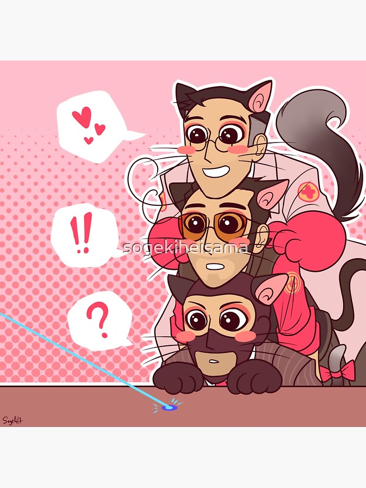 "TF2 Support Kitty Sandwich" Art Print by sogekiheisama | Redbubble