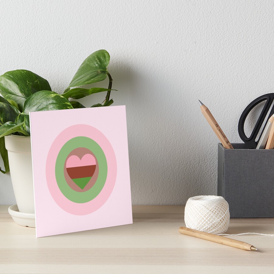 "Gynoromantic Pride Flag Circle" Art Board Print for Sale by kiippers ...