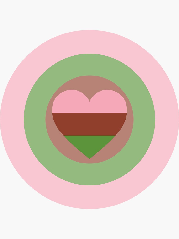 "Gynoromantic Pride Flag Circle" Sticker for Sale by kiippers | Redbubble