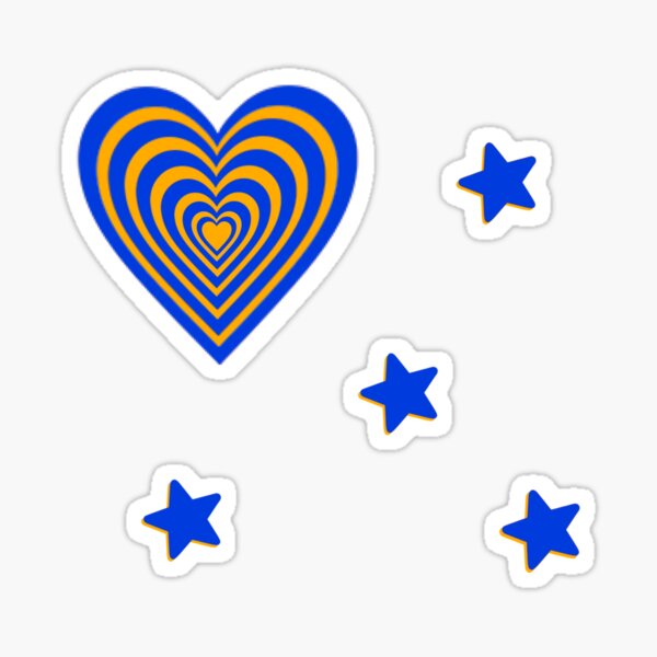 "Blue and Yellow Team Colors Sticker Pack" Sticker for Sale by ...