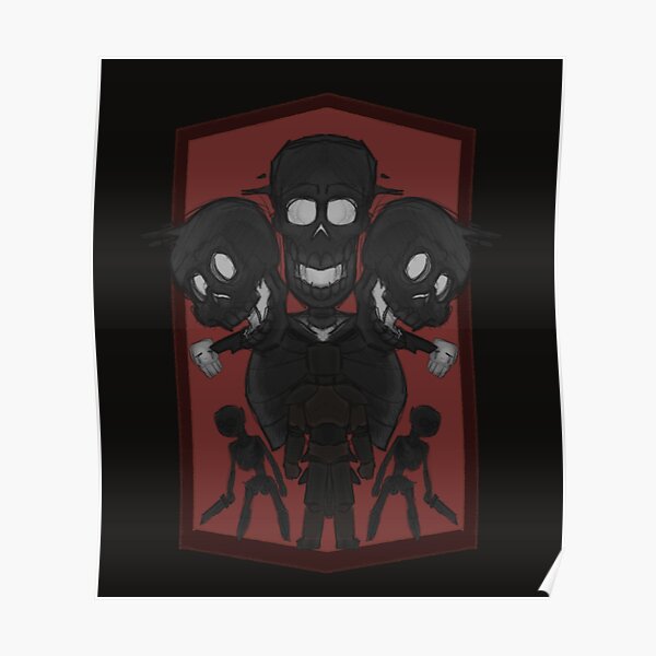 "The Wither Boss [Minecraft]" Poster for Sale by enderfilms404 | Redbubble