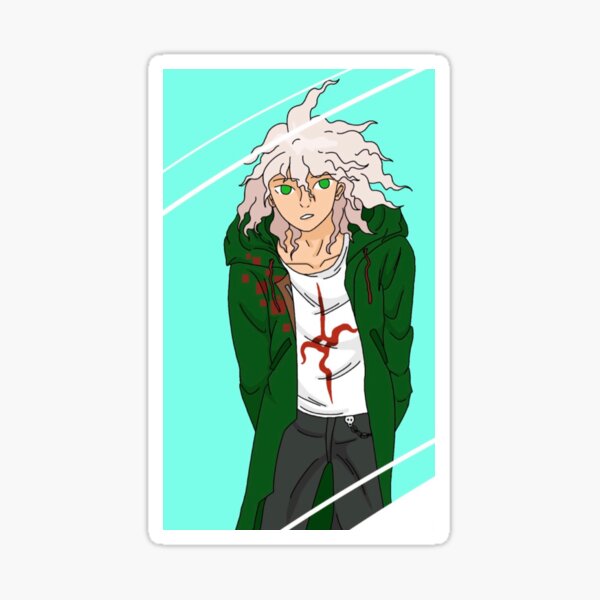 "Standing Nagito Komaeda" Sticker for Sale by Centimeters | Redbubble
