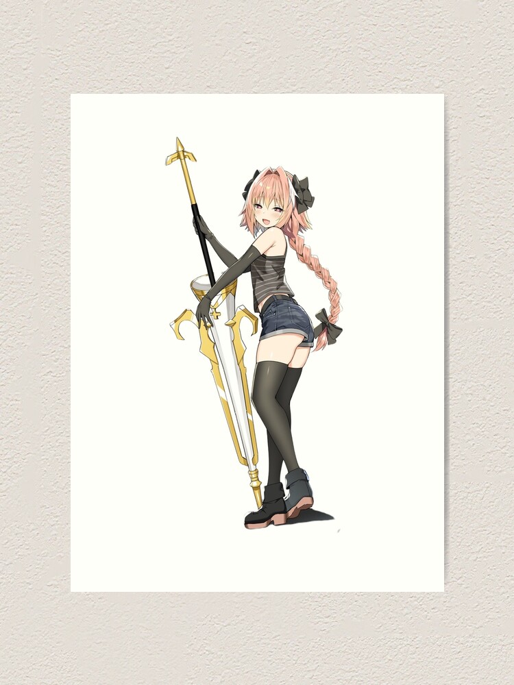 "Astolfo - Astolfo Holding Sword" Art Print for Sale by cloudwaifu ...