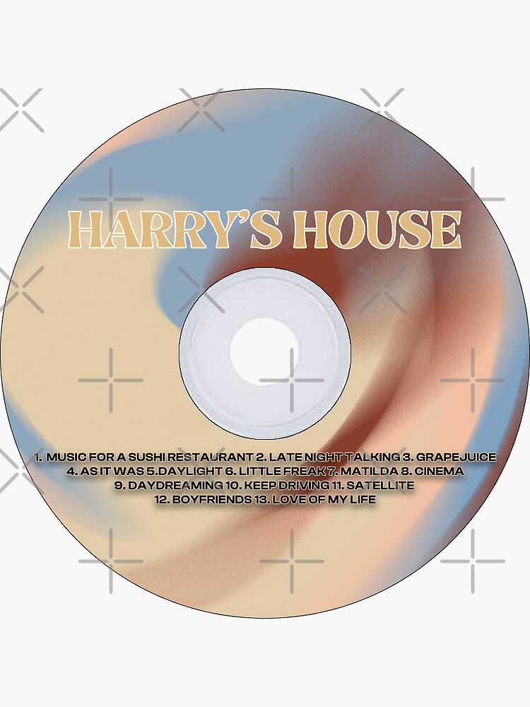 "Harry CD House" Sticker for Sale by brookemic01 | Redbubble