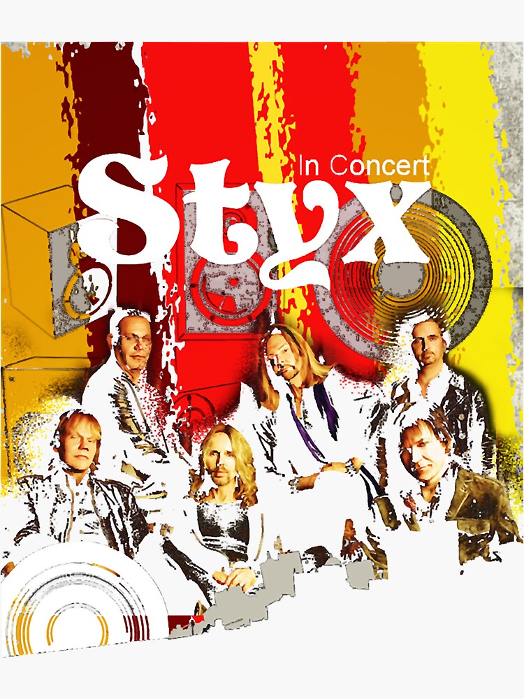 "Kilroy Was Here Styx American Rock Band " Sticker for Sale by ...