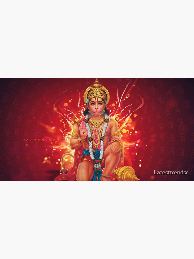 "LORD HANUMAN" Sticker for Sale by Latesttrendsr | Redbubble