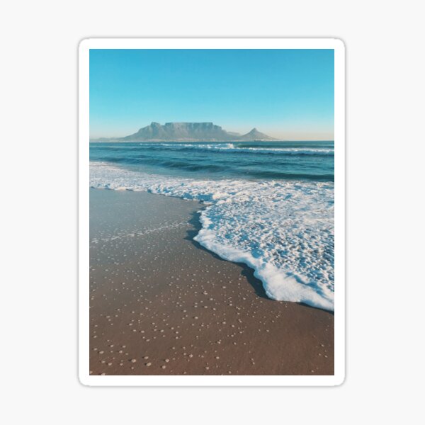 "Table Mountain 2" Sticker for Sale by sarahdillon | Redbubble