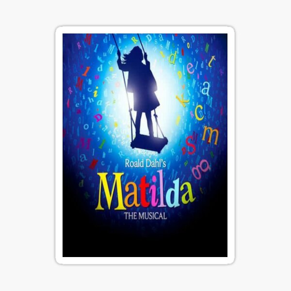 "Matilda musical" Sticker for Sale by collinsdrawings | Redbubble