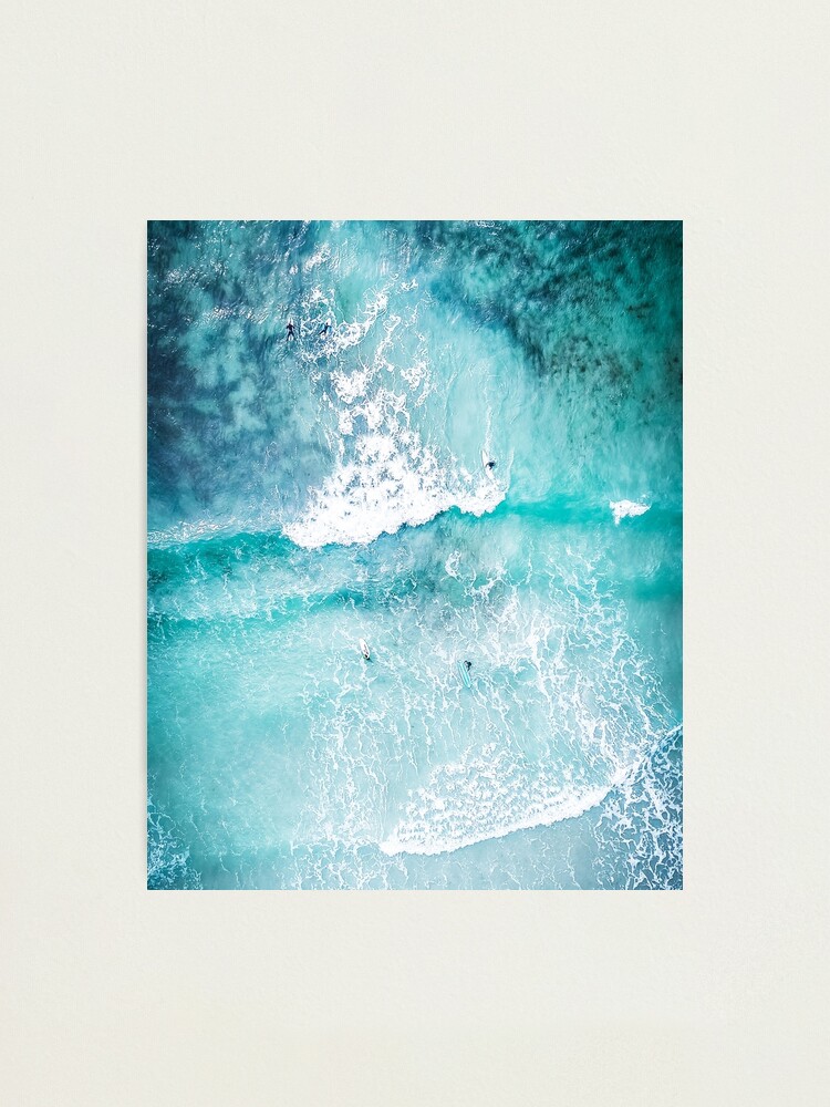 Lámina fotográfica «Impresión de playa, Lámina de playa, Vida de playa ...