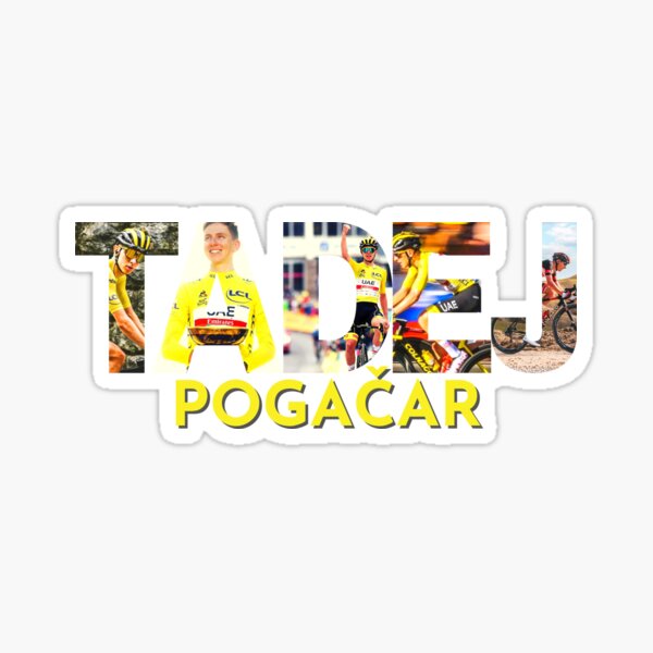 "Tadej Pogacar classic t shirt | Tadej Pogacar sticker" Sticker for ...
