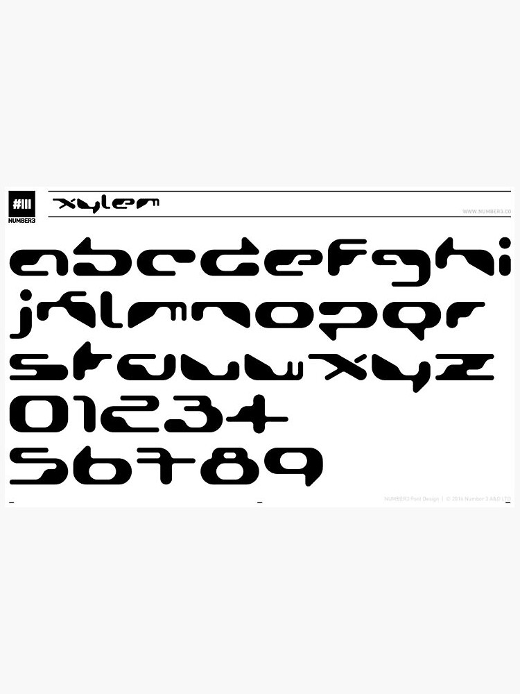 "aphex twin font" Sticker for Sale by katly00 | Redbubble