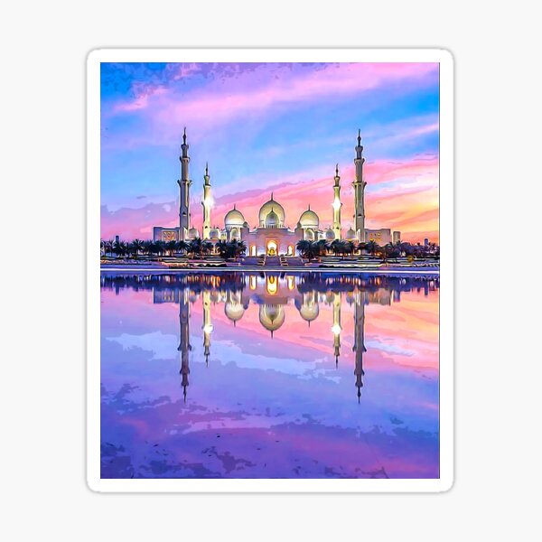"Mosque" Sticker for Sale by SubomiStore | Redbubble