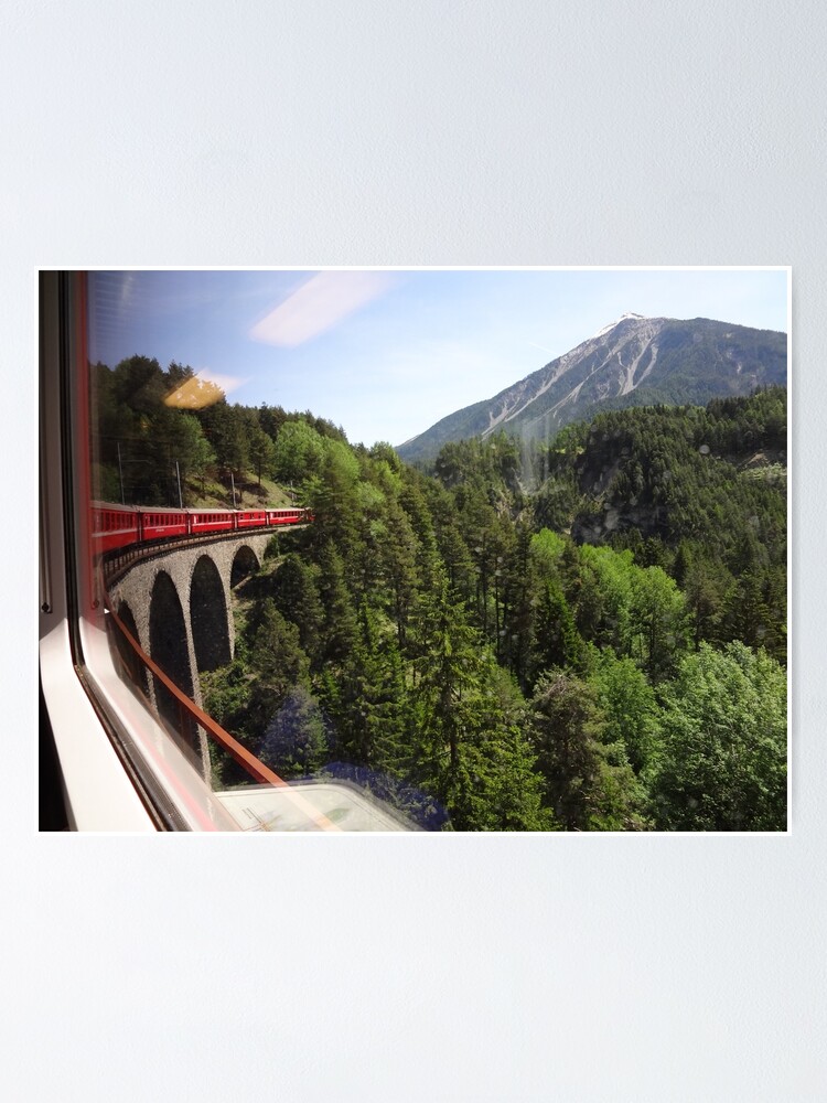 "bernina express switzerland" Poster for Sale by HouseOfBert | Redbubble