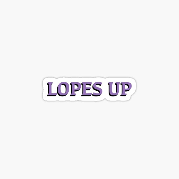 "Lopes Up" Sticker for Sale by libertyurias | Redbubble