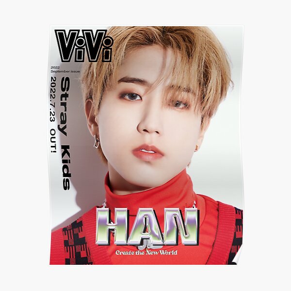 "STRAY KIDS HAN" Poster for Sale by ArtbyTaetan | Redbubble