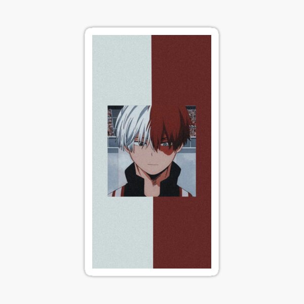 "SHOTO TODOROKI" Sticker for Sale by artbyana103 | Redbubble