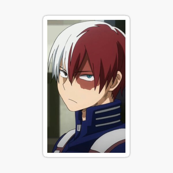 "SHOTO TODOROKI" Sticker for Sale by artbyana103 | Redbubble