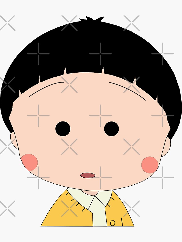 "Chibi Maruko-Chan " Sticker for Sale by lihngnt | Redbubble
